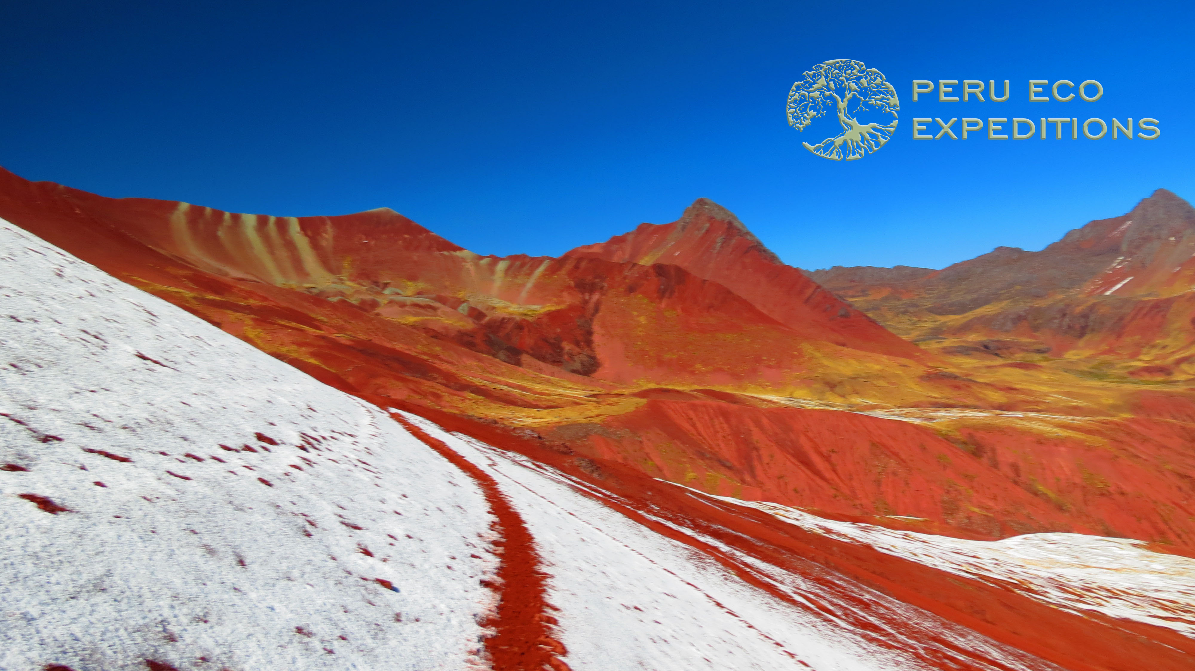 Waterfall Mountain Snow – Peru Eco Expeditions